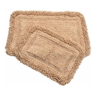 Westlake 2-Piece Bath Rug, 17"x24", 21"x34" - Contemporary - Bath Mats ...