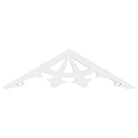 48"Wx8"Hx1"P, 4/12 Pitch Bordeaux Architectural Grade PVC Gable ...