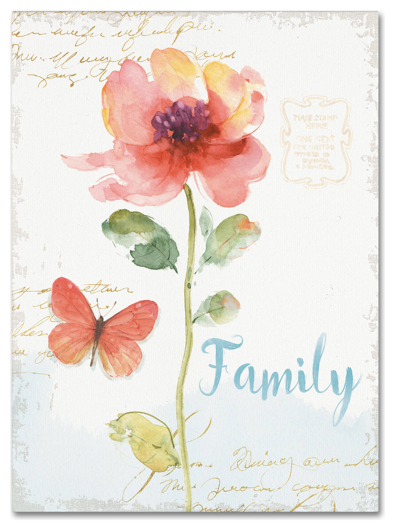 Lisa Audit 'Rainbow Seeds Floral IX Family' Canvas Art, 19"x14 ...