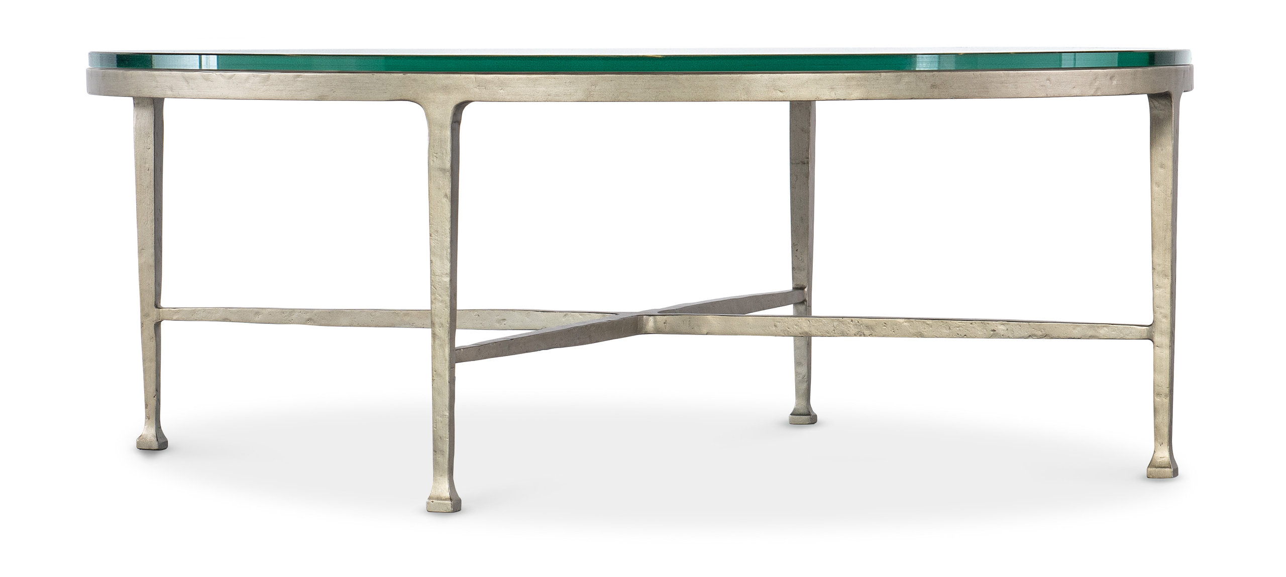 Cora Glass Top Round Coffee Table - Contemporary - Coffee Tables - by ...