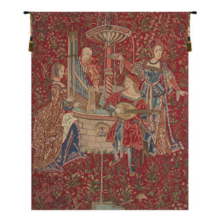 The Concert (Red) Tapestry Wall Art, H 40" x W 34" - Traditional ...