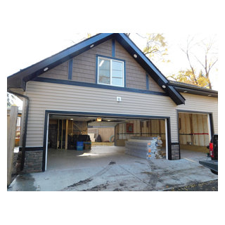 Look through 3 car detached garage - Craftsman - Garage - Edmonton ...