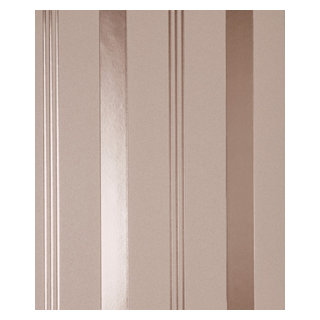 Collin Pink Bexley Stripe Wallpaper, Bolt - Contemporary - Wallpaper ...