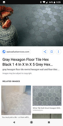 Grout color for dark gray hex floor | Houzz Forum