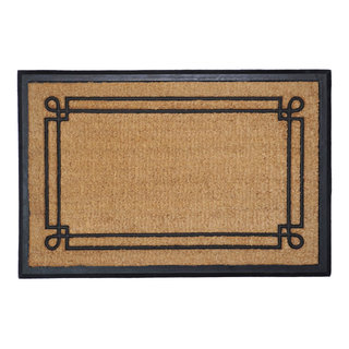 Classic Border Doormat - Contemporary - Doormats - by Home & More | Houzz