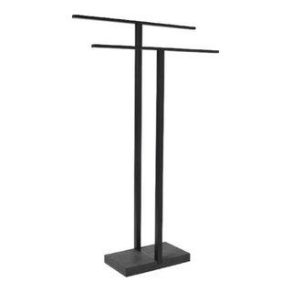 Menoto Towel Stand Titanium Coated - Modern - Towel Racks & Stands - by ...