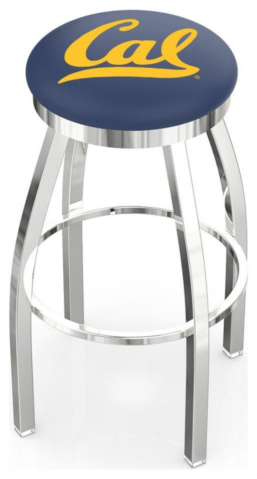 Holland L8C2C Cal 30" Swivel Bar Stool - Chrome - Contemporary - Bar ...