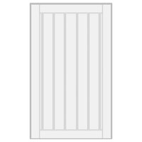 Wall 1Door 18w x 30h Beadboard - Transitional - Kitchen Cabinetry - by ...