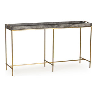 Charcoal Tray Top Console Table | Andrew Martin Edith - Contemporary ...