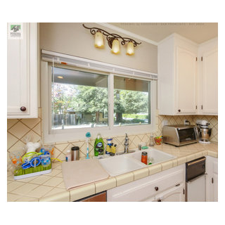 Pretty Kitchen with New Sliding Window - Renewal by Andersen San ...