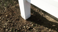 HELP! String trimmer destroyed Vinyl Fence! Options?