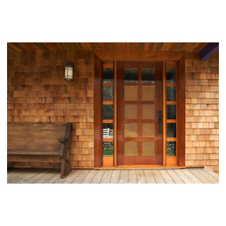 Brixham 50s Ranch Front door - Craftsman - Entry - Boston - by Aurora ...