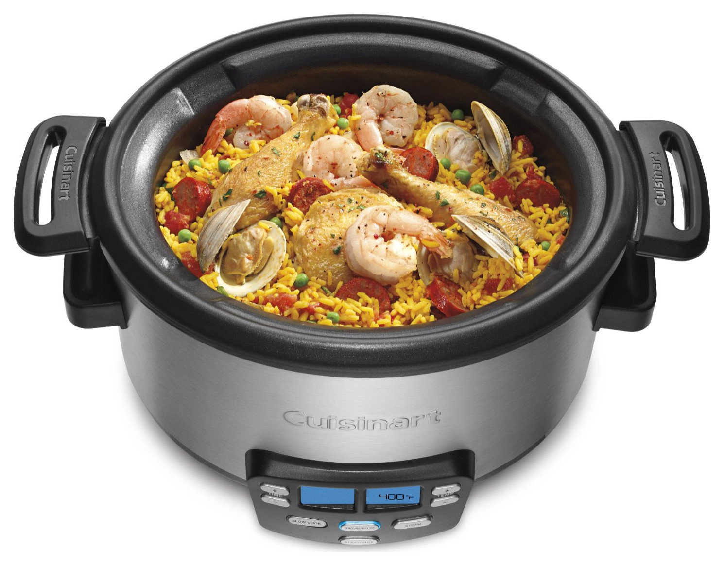 Cuisinart MSC-400 3-In-1 Multi Cooker, 4 Quart, Stainless Steel ...