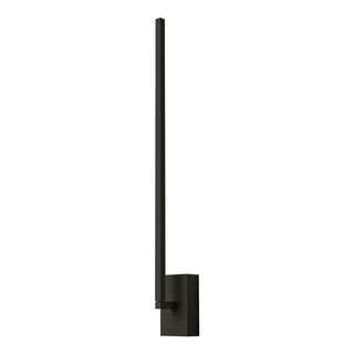 28"H Pandora LED Wall Sconce, Black With White Acrylic Diffuser ...