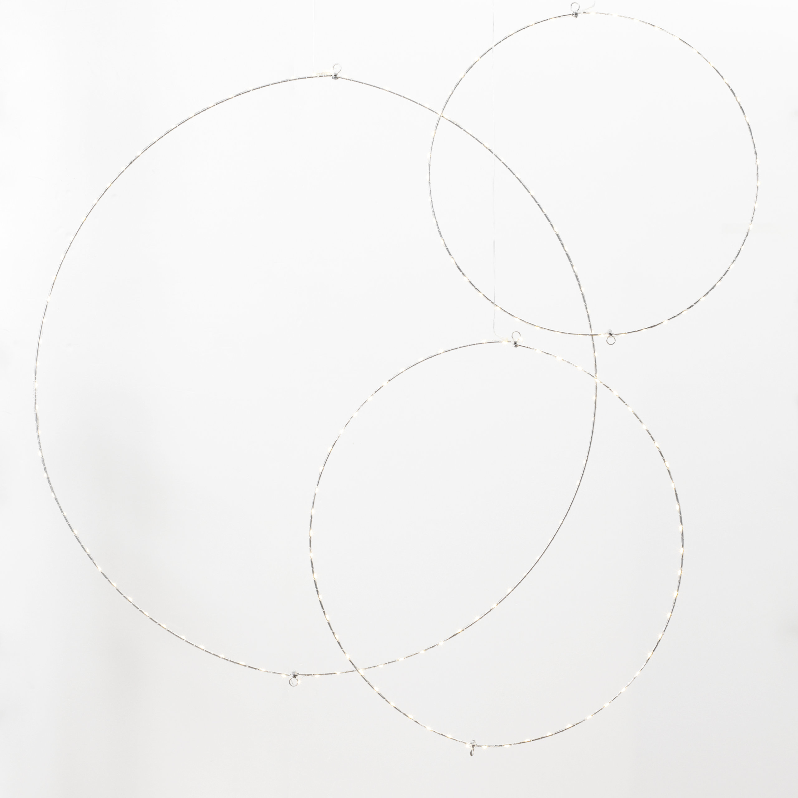 Set of 3, Battery Operated LED Rings - Holiday Lighting - by Gerson ...
