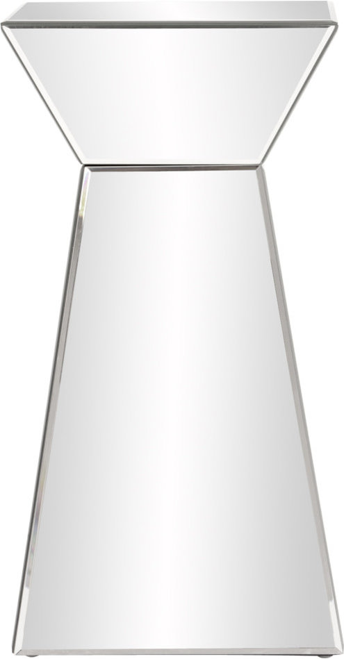 Howard Elliott End Table, Flared Mirrored, Clear - Contemporary - Side ...