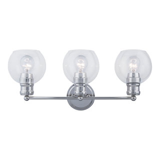 Luxury Industrial Bath Light, Polished Chrome, ULB2083 - Transitional ...