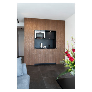 Studio 25m2 + balcon 4m2 - Contemporary - Kitchen - Paris - by Fables ...