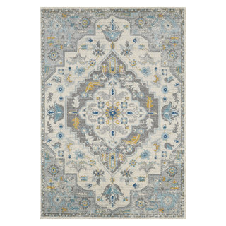ABANI Catalina Area Rug, 6 x 9 x 0.4 - Mediterranean - Area Rugs - by ...