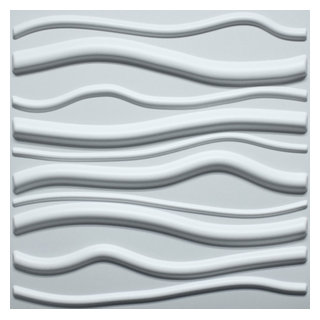 White Waves 3D Wall Panels - Contemporary - Wall Panels - by Dundee ...