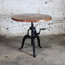 Edison Crank Copper Bistro Table - Industrial - Indoor Pub And Bistro ...