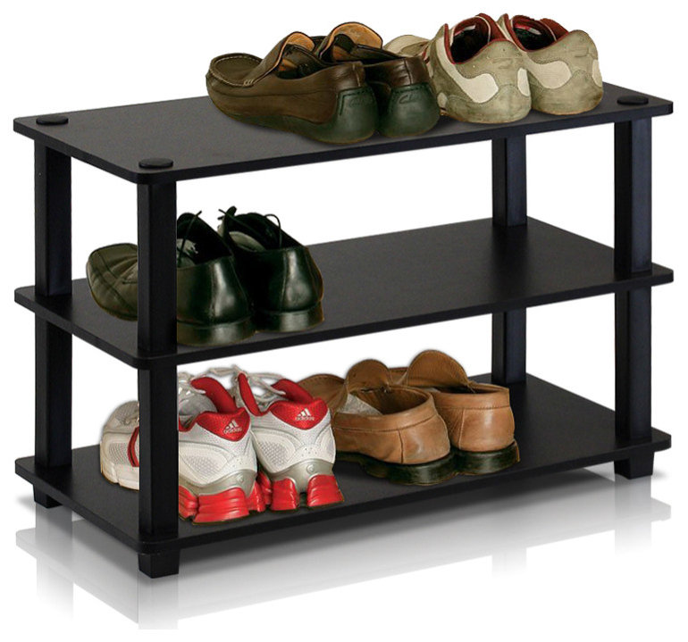Turn-S-Tube 3-Tier Shoe Rack - Transitional - Shoe Storage - by Bison ...