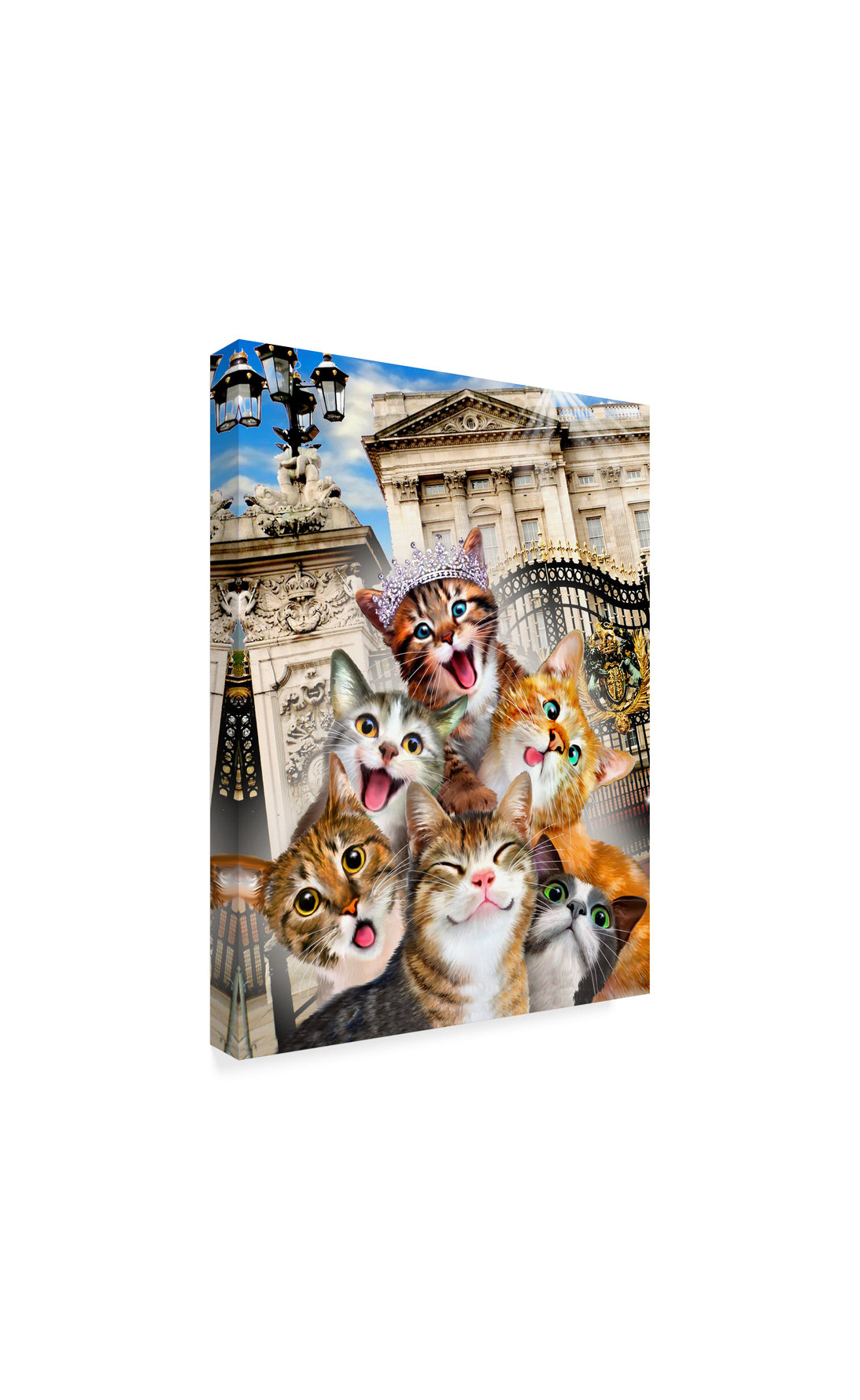 "Kittens On Vacation" by Howard Robinson, Canvas Art, 47"x35 ...