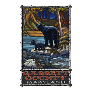 by Artist Paul A. Lanquist Garret County Maryland Art Print, 24"x36 ...