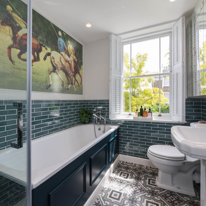 75 Beautiful Bathroom with a Dado Rail Ideas and Designs - December ...