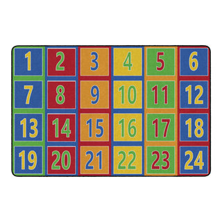 Flagship Carpets FE376-32A 6'x8'4" Number Rows 123's Seats 24 Primary ...