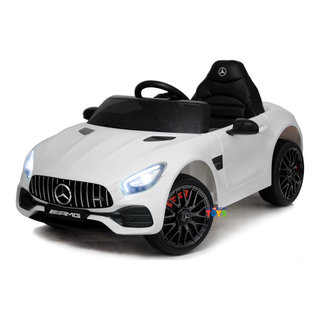 Car for Kids Licensed Mercedes-Benz Remote Control Leather Seat ...