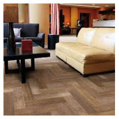 L shape master bath tile floor layout