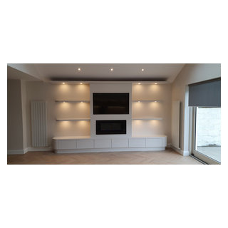 Lounge, Alcove Units and Wall Panelling - Living Room - Other - by Nook ...