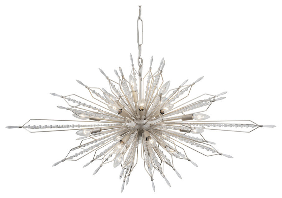 Orbital 20-Lt Oval Linear Pendant - Gold Dust - Midcentury - Pendant ...