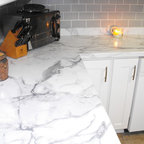 6696 Carrara Bianco Formica® Laminate - Traditional - Kitchen ...