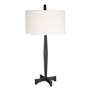 Aged Black 1-Light Table Lamp, Counteract Collection, 17.000 ...