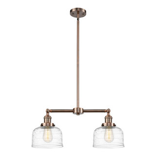 Innovations Bell LED Island Light 209-AC-G713-LED, Antique Copper ...