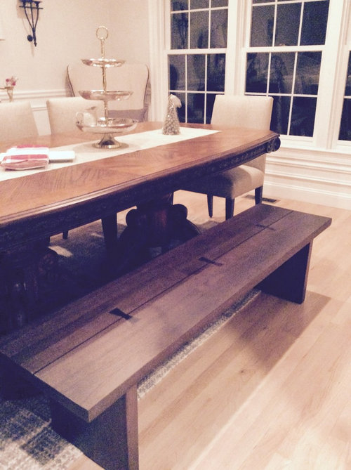 New dining bench design