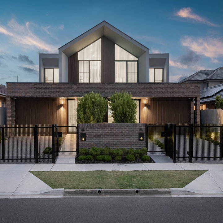 75 Beautiful Exterior with a Gable Roof Ideas & Designs - December 2025 ...