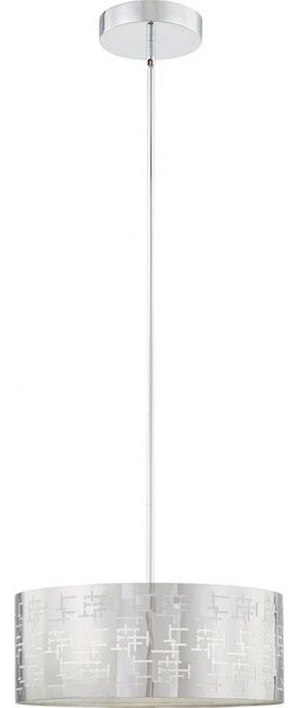 23W LED Large Pendant, Mid Century Modern Style, 6.75"Hx17 ...