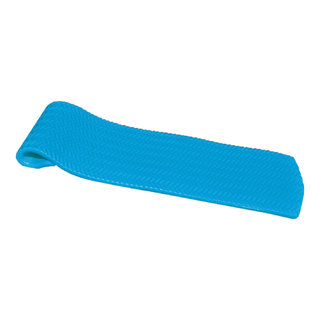 74" Sofskin Rippled Blue Floating Swimming Pool Mattress - Modern ...