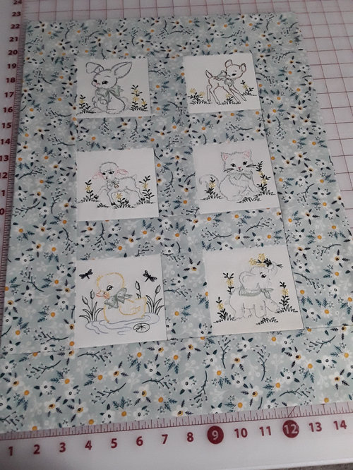 A doll quilt.
