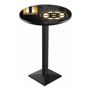 Holland L217 03 Boston Bruins 36x28" Pub Table - Black Wrinkle ...