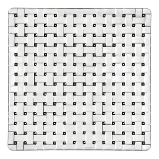 Nachtmann Bossa Nova Crystal 8 Inch Square Appetizer Plate, Set of 2 ...
