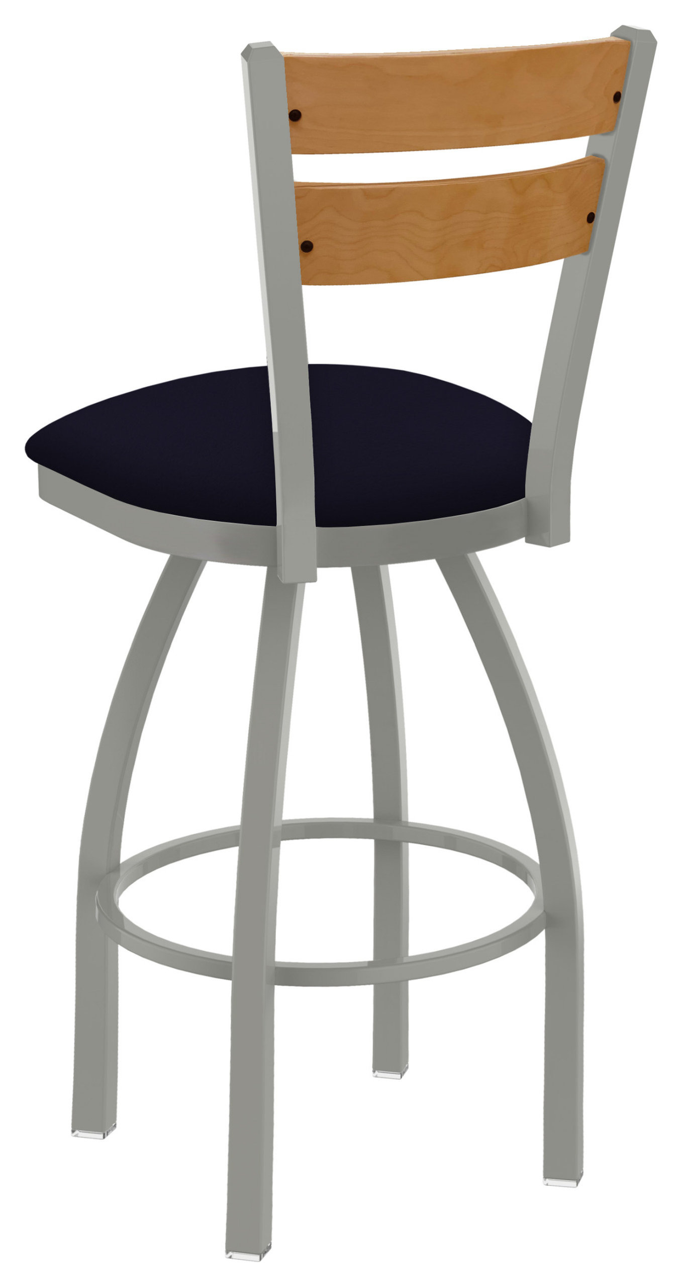 Holland Thor 832 36" Swivel Bar Stool - Nickel/Medium/Canter Twilight - Transitional - Bar ...