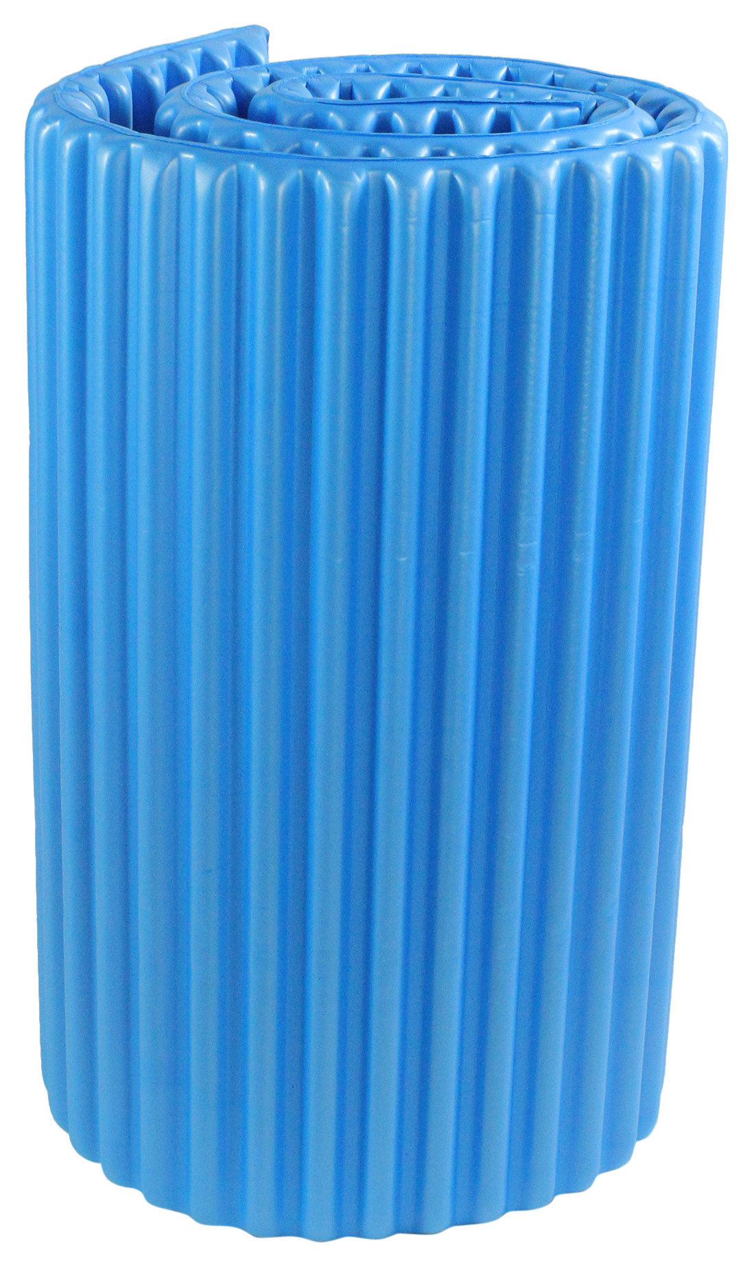 70-Inch Blue Portable Rippled Foam Swimming Pool Mattress Raft - Modern ...