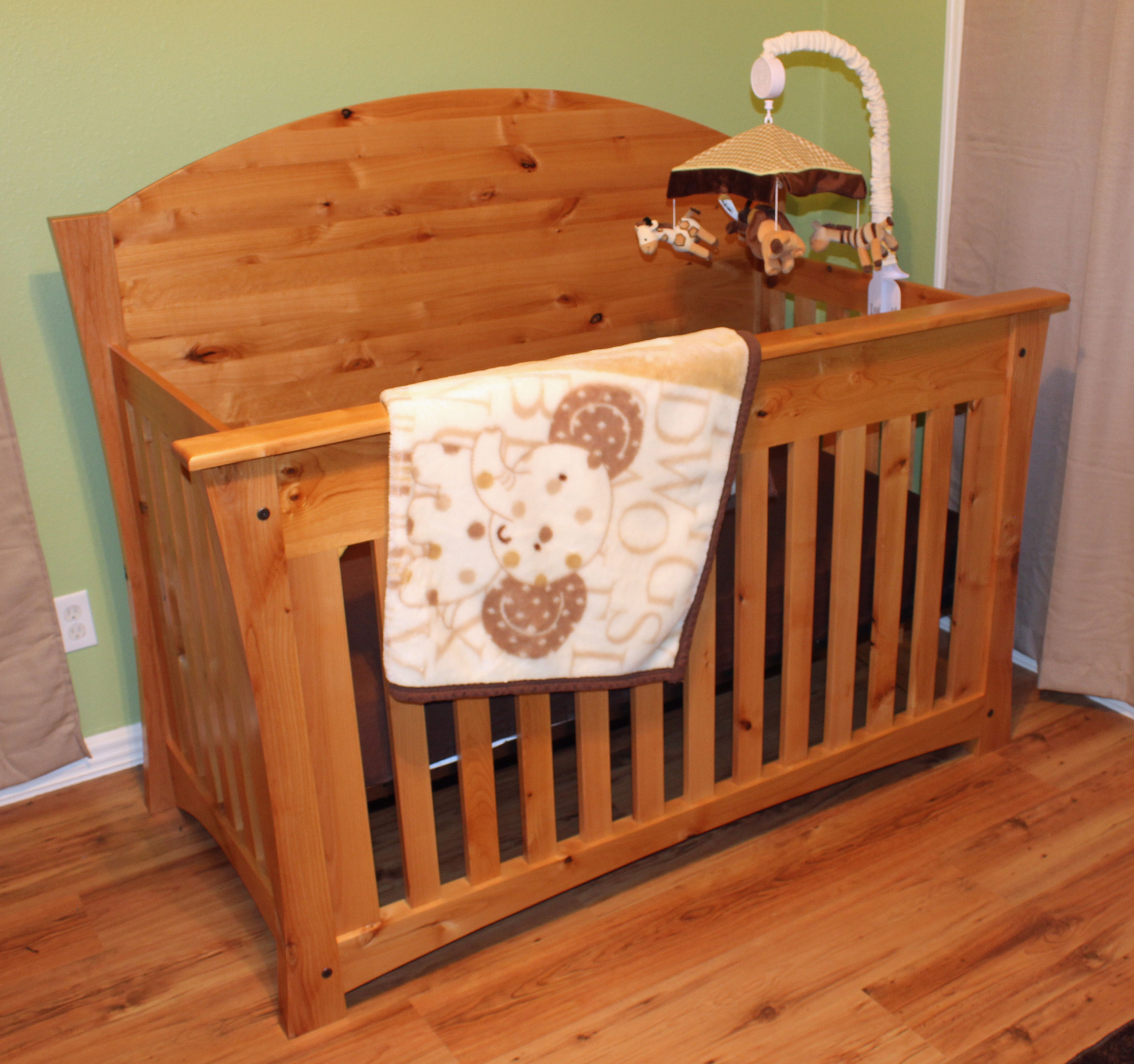 4-in-1 Crib - Craftsman - Cribs - by Brushbacks Woodshop | Houzz