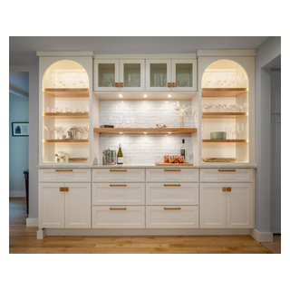 Lakefront Cottage Built-In - Eclectic - Home Bar - Other - by Studio ...