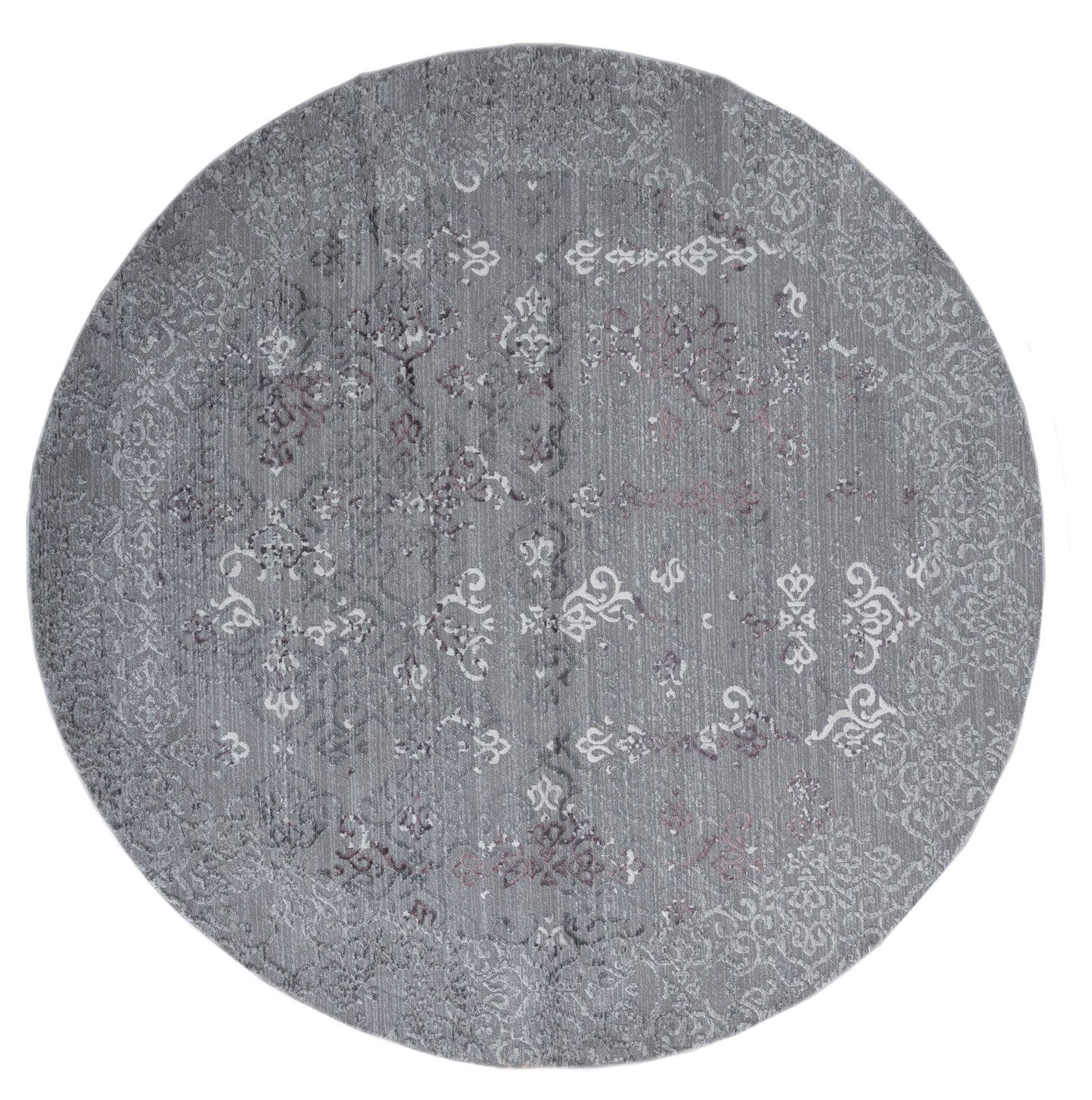 United Weavers Cascades Marblemount Plum Round Rug 7'10" Rd ...