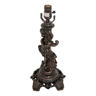 14" High Cherub Table Base - Traditional - Lamp Bases - by Meyda ...